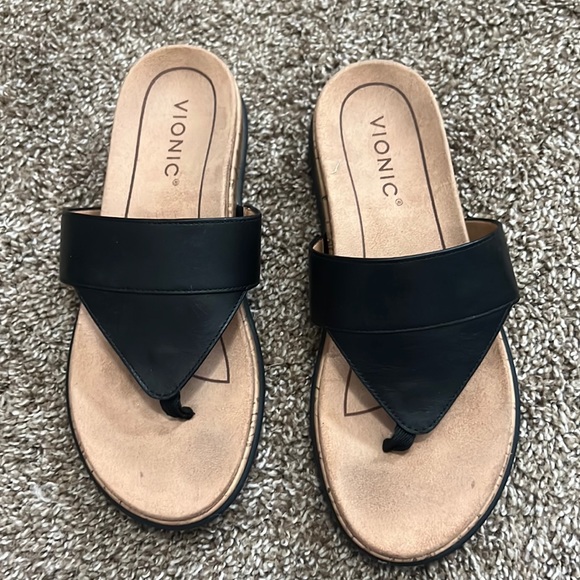Vionic | Shoes | Vionic Jillian Black Sandals | Poshmark